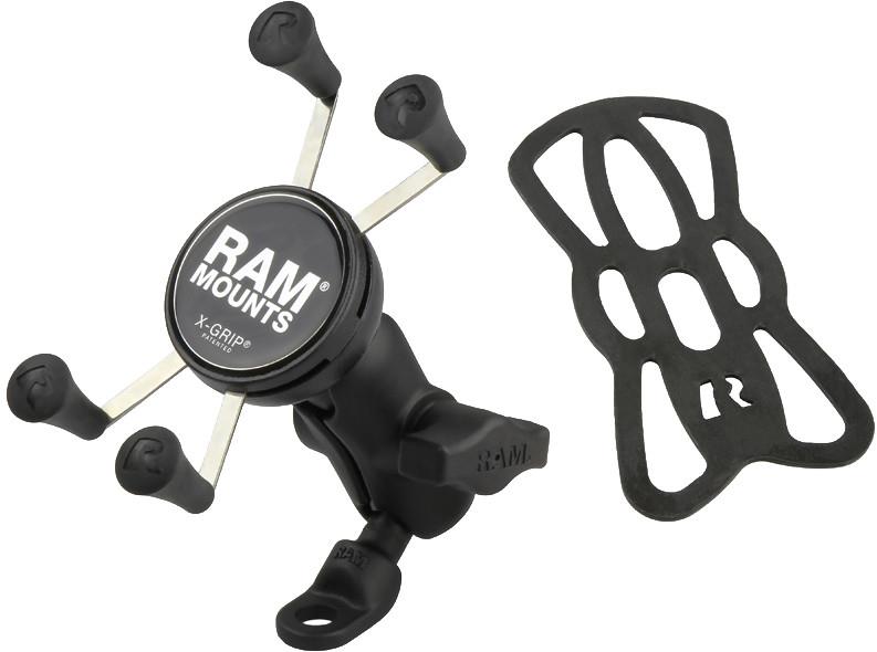 Ram Mounts RAM-B-272-A-UN7 RAM Angle Mount with 9mm Hole and X-Grip fo ...
